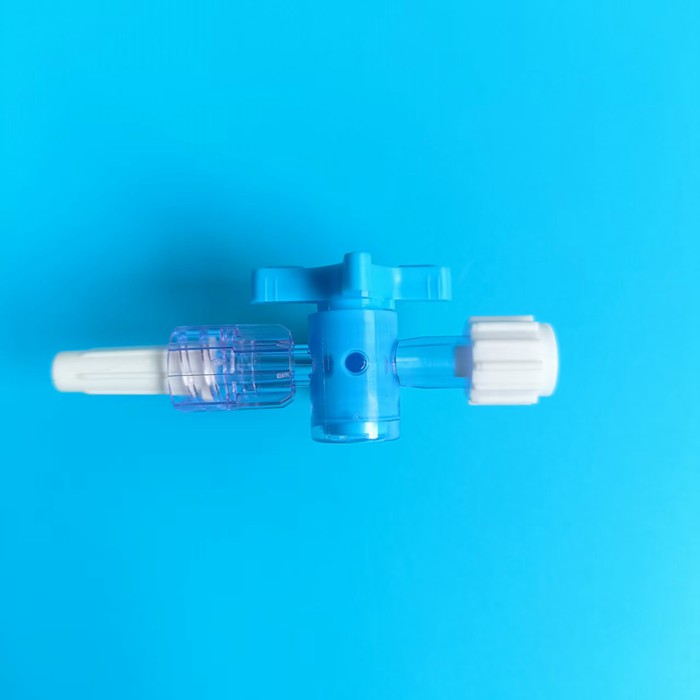 3.0mm large-bore high-flow two three way 2-way stopcock, high flow ...