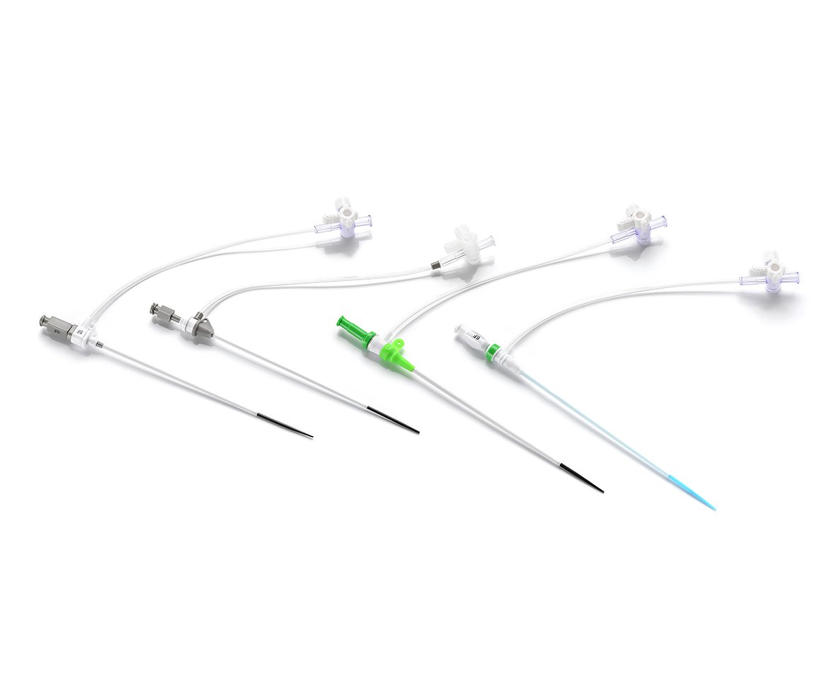 4Fr 5Fr 6Fr 10F 11cm 23cm vascular guide wire introduction catheter ...