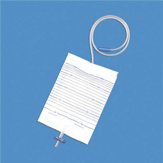 2000ml Urine Bag with Anti-Reflux Flutter Valve, urinary bladder ...