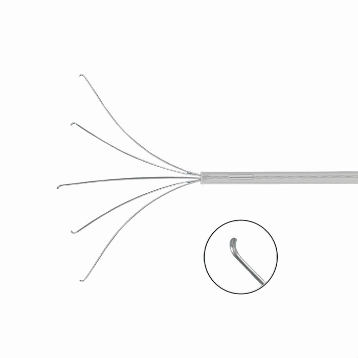 5-prong polypus object grasping forceps 3-prongs 2-prongs polyps ...