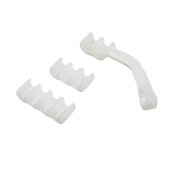 Medical dual three four five lumens pipe clamp, extension tube clips ...